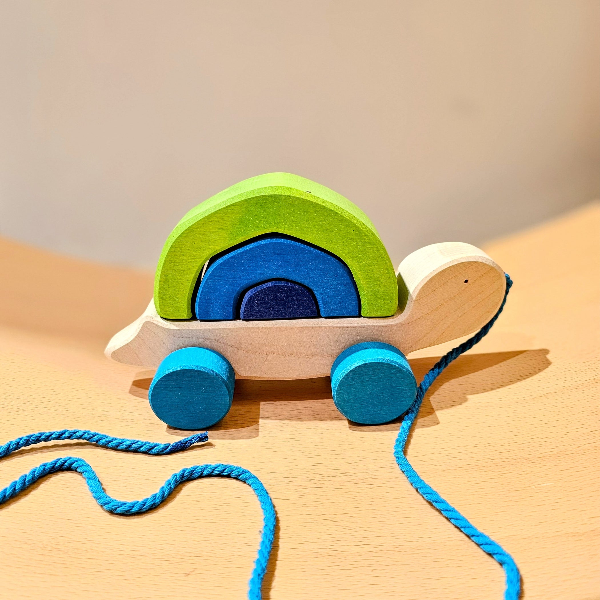 Goki Pull Along Tortoise Tortuga Toddler Turtle Toys Developmental Toy ...