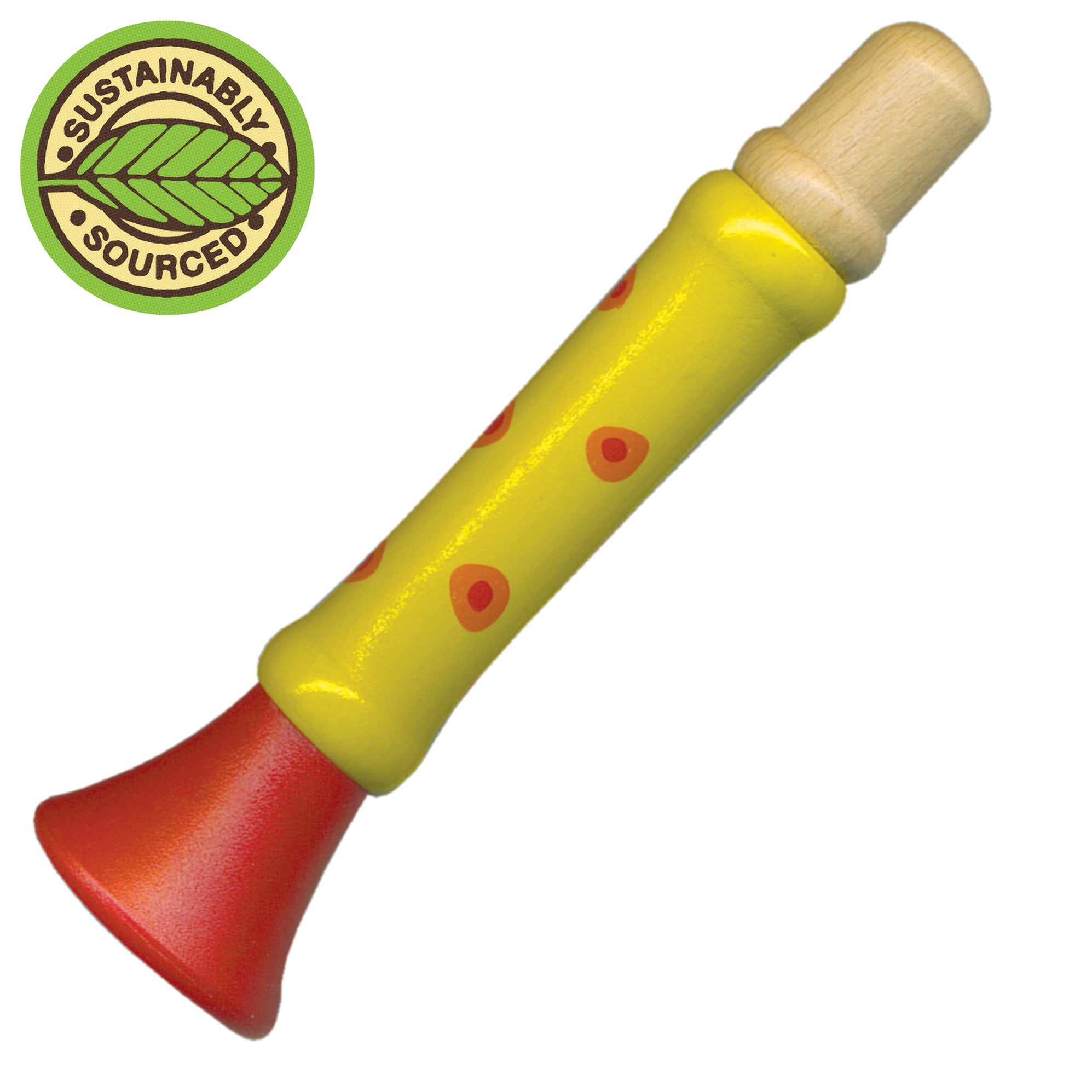 House of Marbles Wooden Toot Flutes Musical Instrument for Kids Travel ...