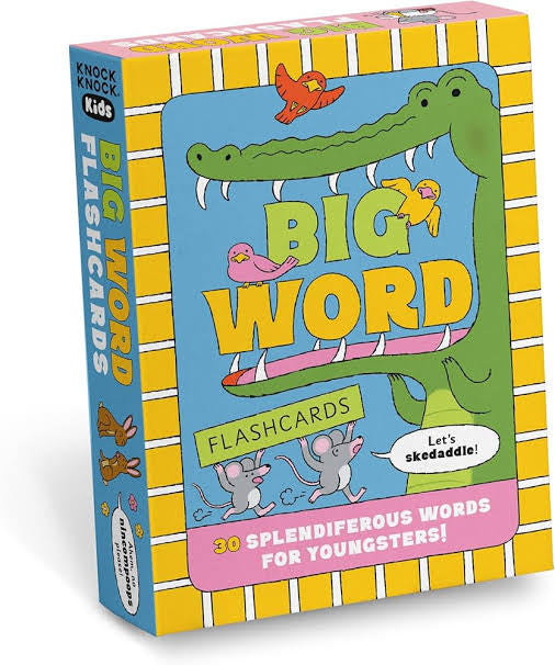 Big Word 30 Flashcards By Knock Knock Kids Early Phonics Literacy 6yrs ...