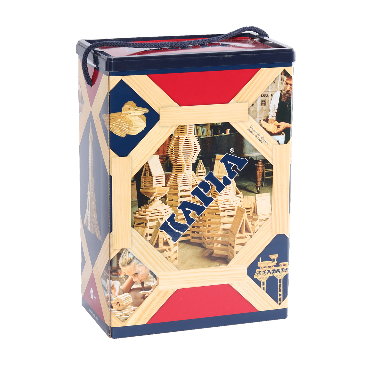 Kapla 200 Natural Planks in a Box Wooden Toys Building Blocks Best Sel ...