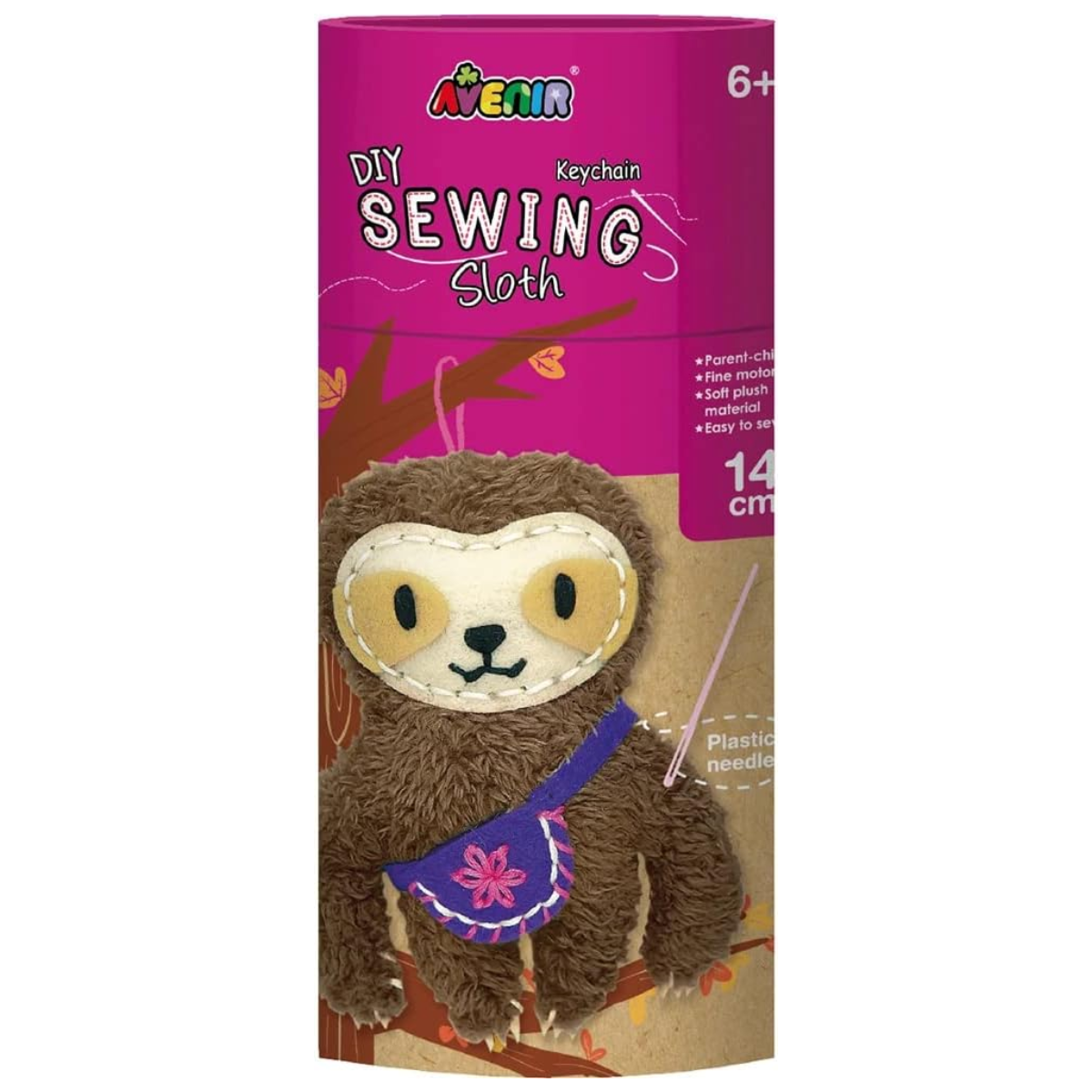 Avenir Sloth Sewing Doll Kit Art and craft for kids Gifting Idea for 6 ...