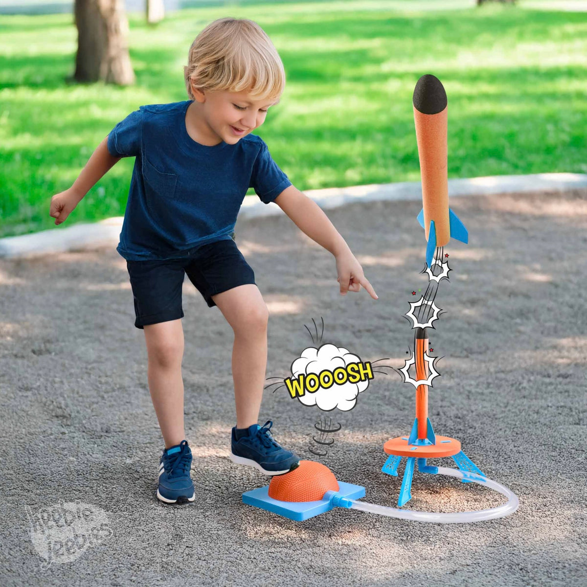 Heebie Jeebies Aero Rocket Foam Rocket Launcher Early Science STEM Toy ...