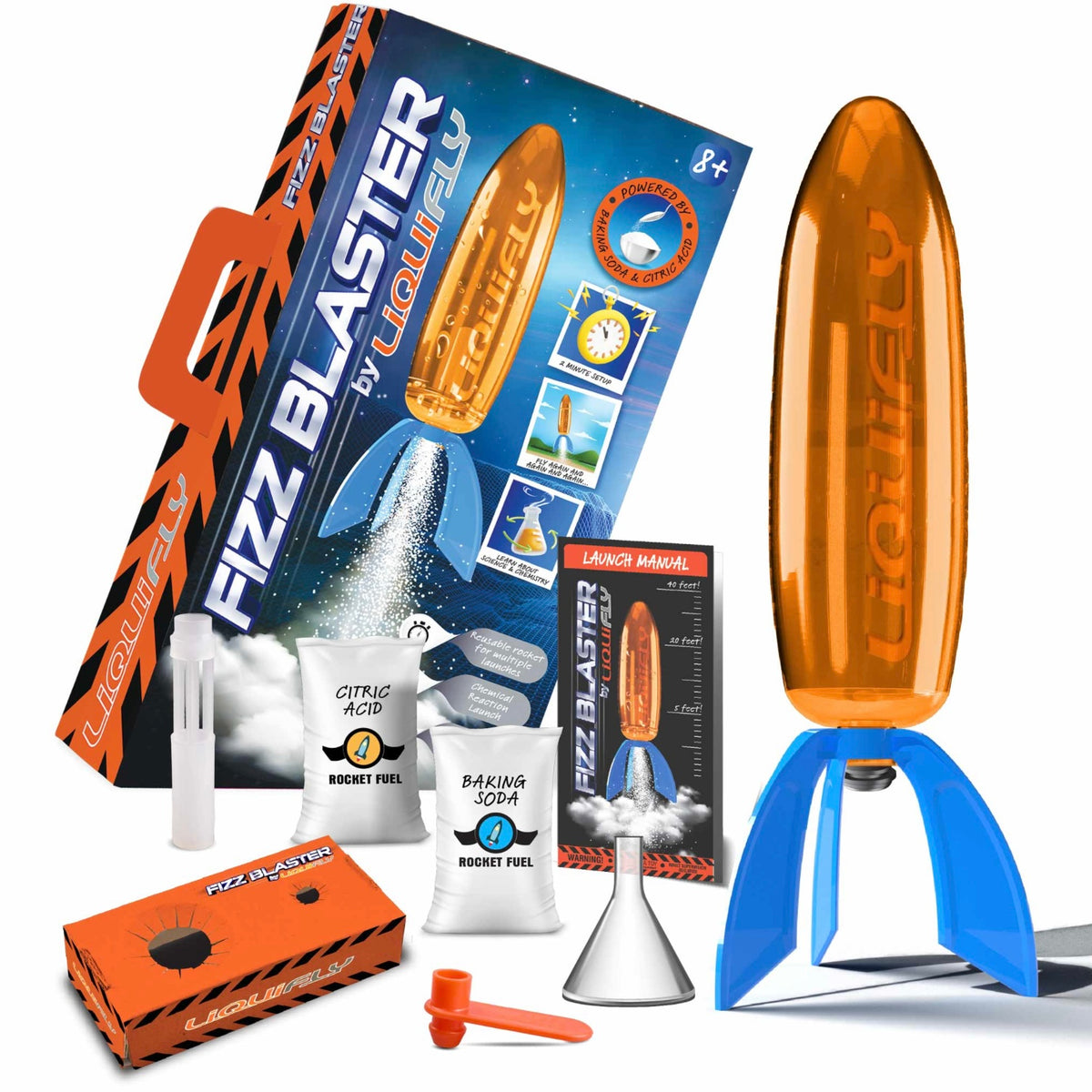 Liquifly Fizz Blaster Science Experiment Liquid Powered Rocket STEM To ...