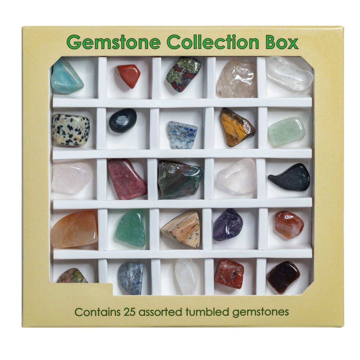 Gemstone Collection Box Natural Loose Parts Crystal & Mineral Toys Bes ...