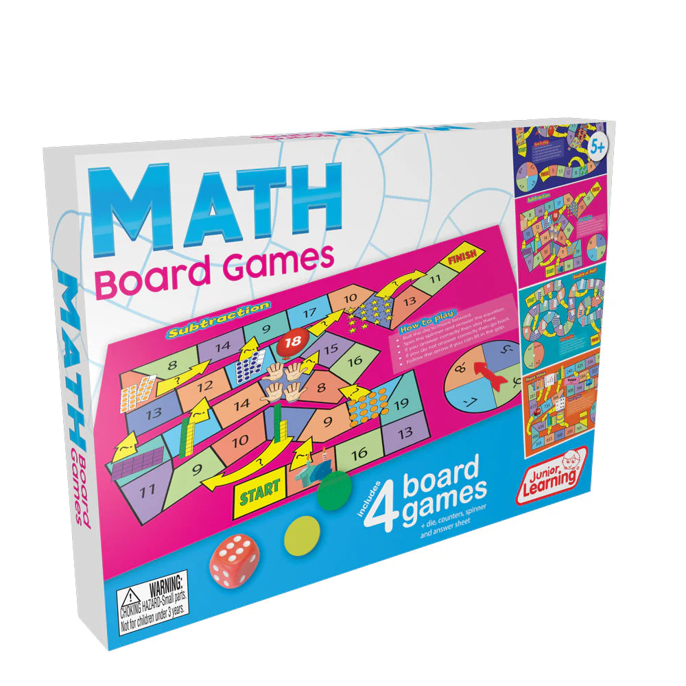 Junior Learning Maths Board Game Math Games for Kids 5yrs+ — My Playroom