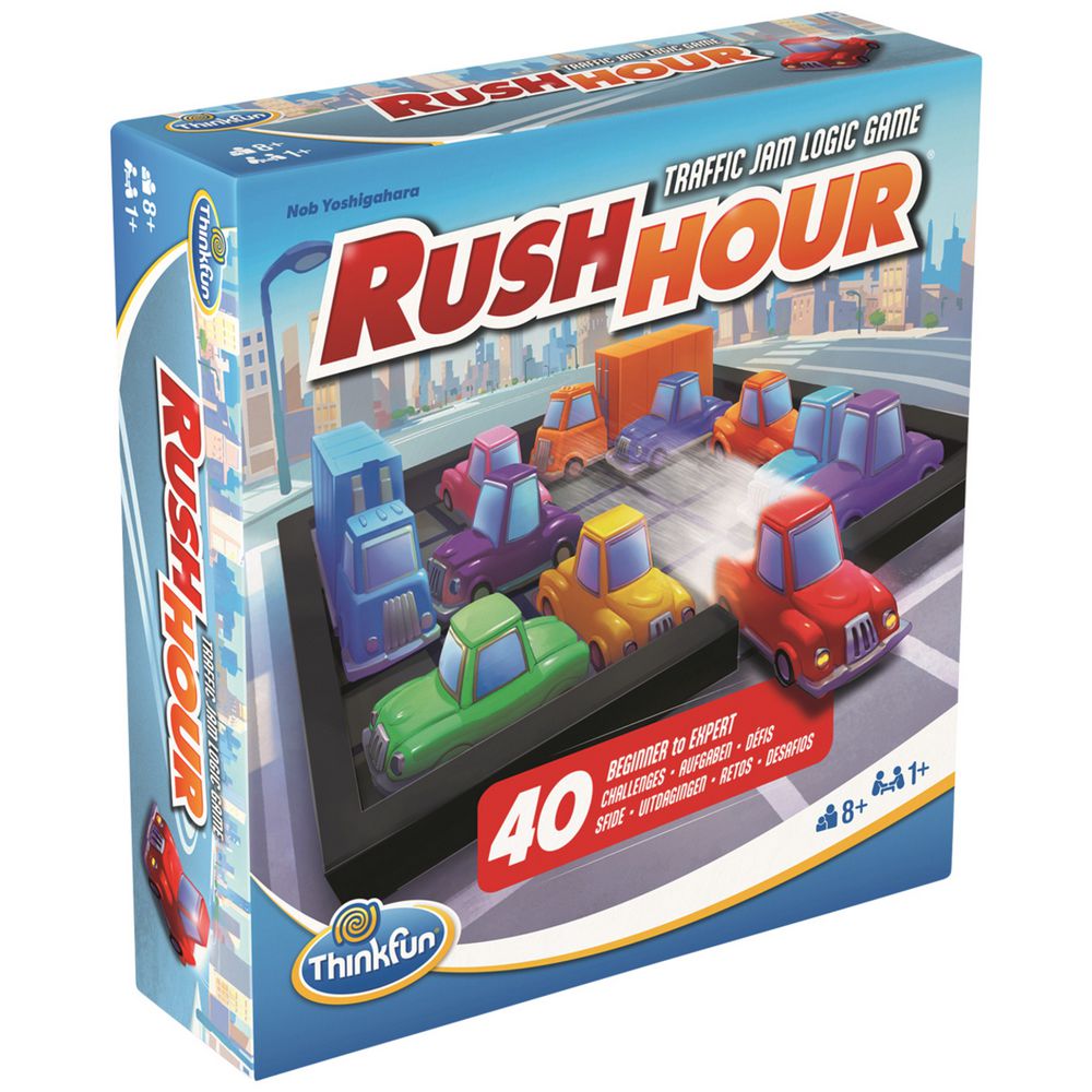 Rush Hour by Thinkfun Traffic Jam Logic Game STEM Toys for 8yrs+ — My ...
