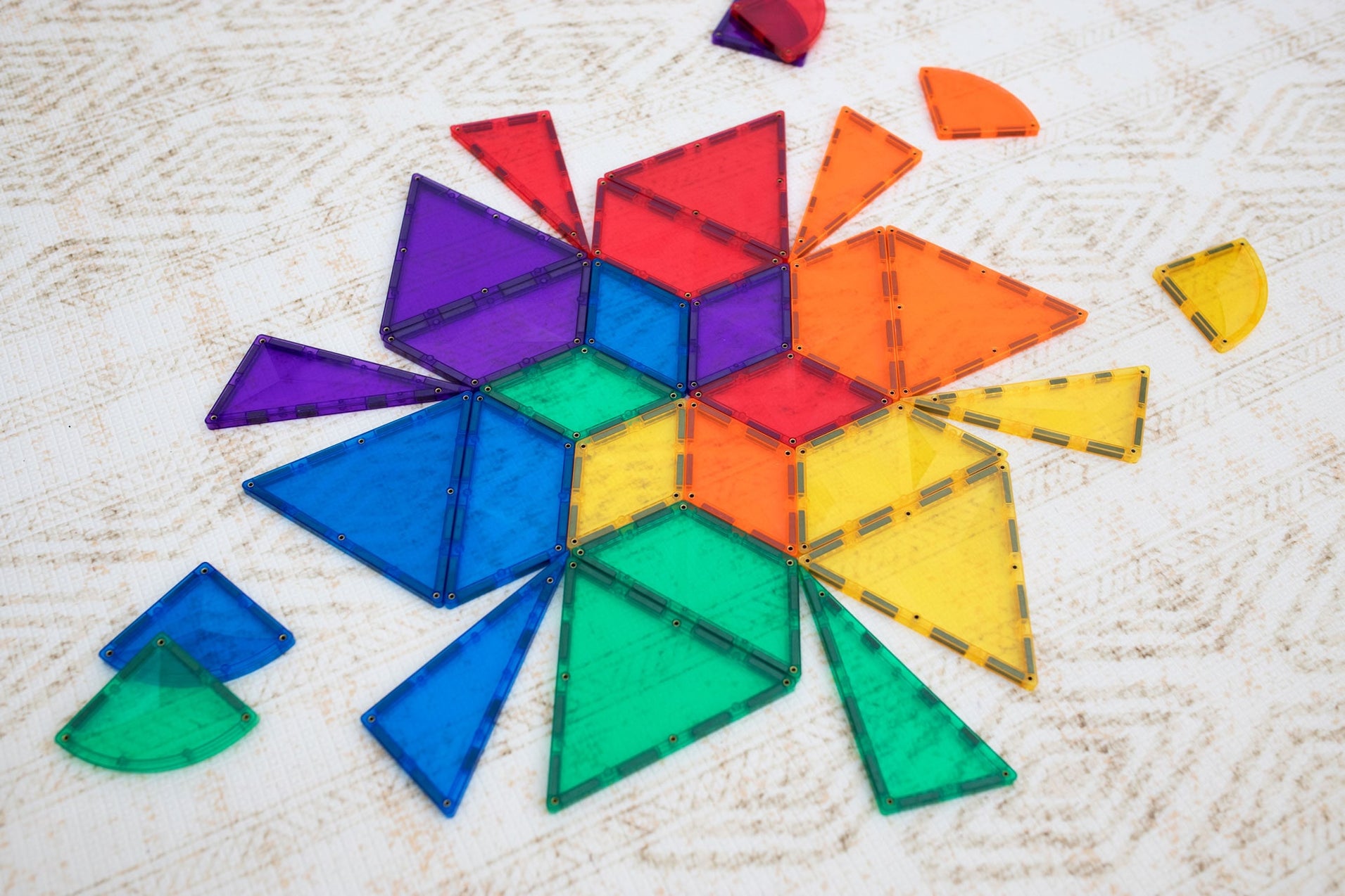 Connetix Tiles Rainbow NEW Shape Expansion Pack 36 Piece 3yrs+ — My ...