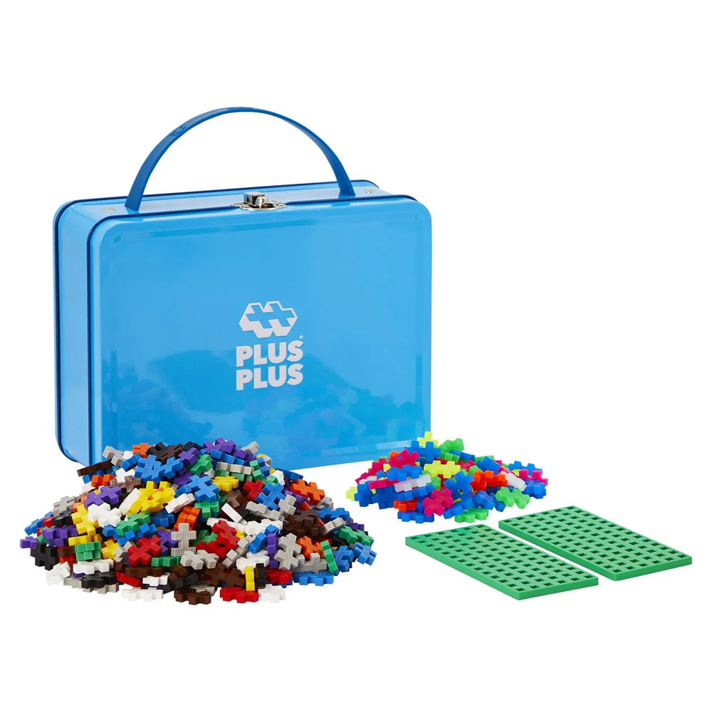 Plus Plus Basic Building Blocks 600pcs Metal Suitcase Set Gift Idea fo ...