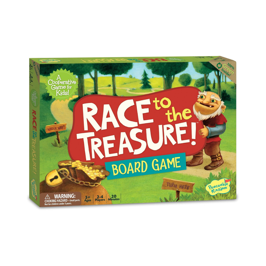 Race To The Treasure Board Game By Peaceable Kingdom STEM Strategy Gam ...