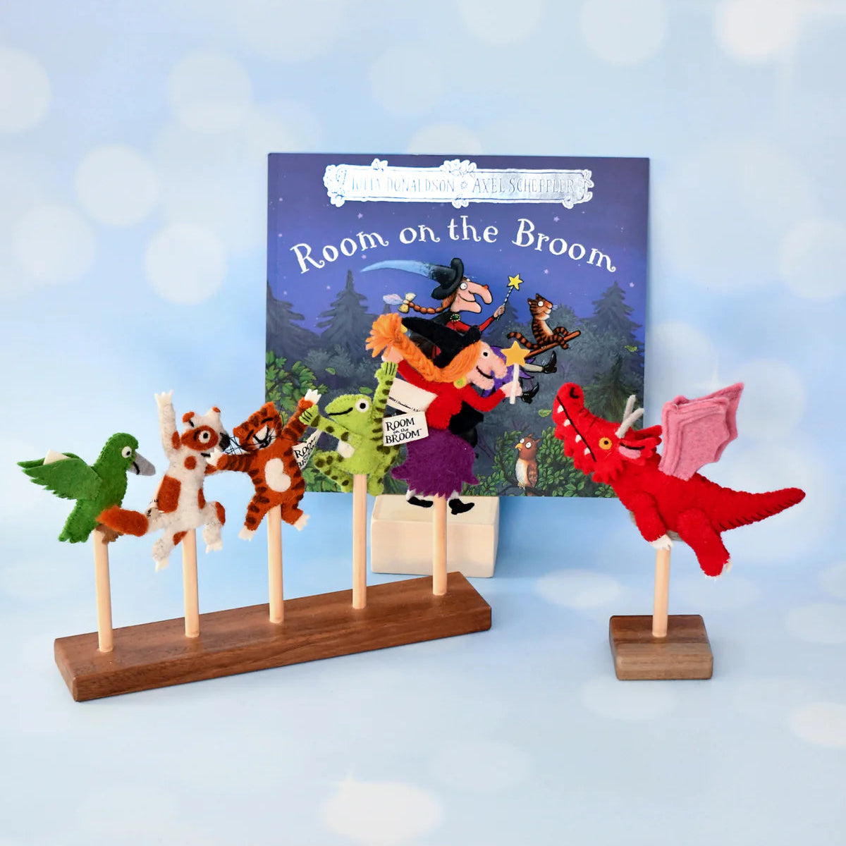Tara Treasures The Room On The Broom® Finger Puppets Set of 6 for 3yrs ...