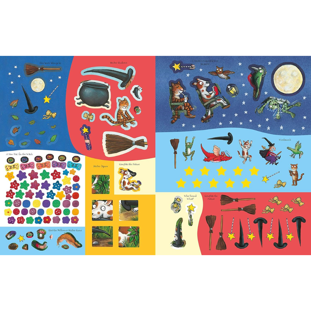 Room on the Broom Sticker Activity Book with 400 Stickers (Paperback ...