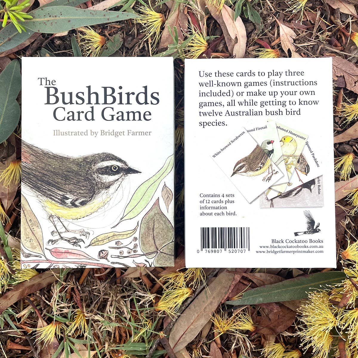 Bridget Farmer Printmaker The Bush Birds Card Games for kids Australia ...