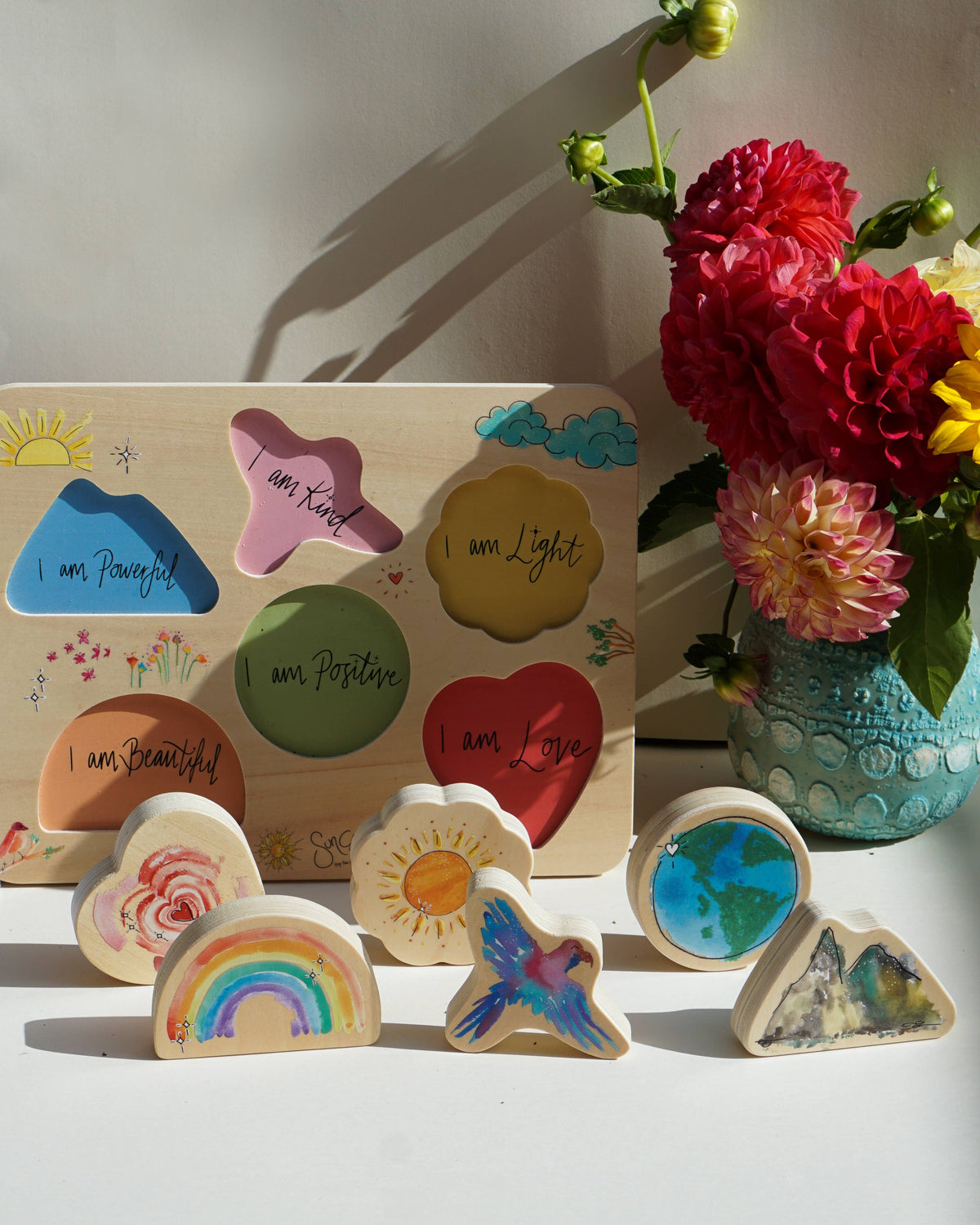 Wooden Affirmation Puzzle by SunChild Mindfulness Social-Emotional Gif ...