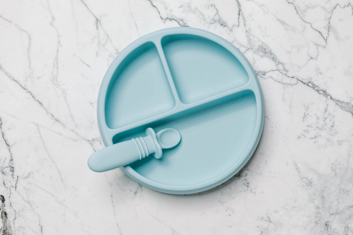 Starting Solids Australia Suckie Scoop Divided Plate Baby Practical Li ...