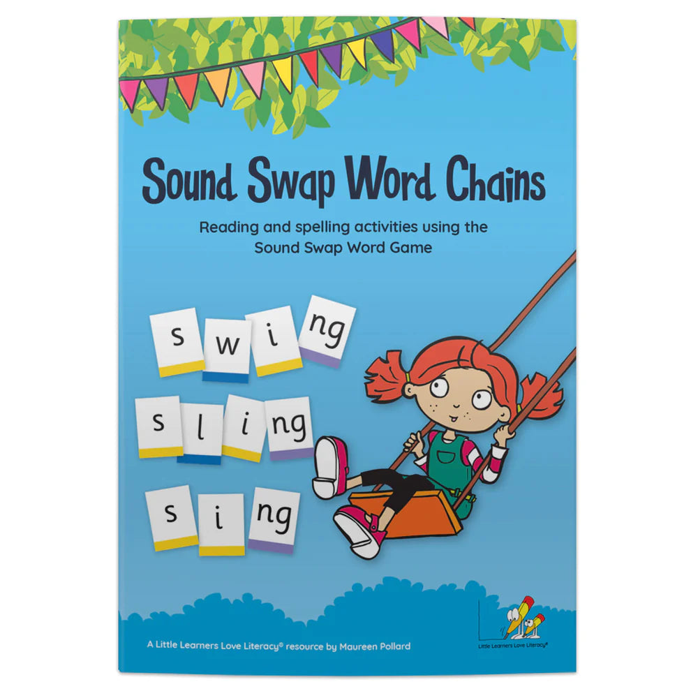 Sound Swap Word Game with Book Early Literacy Phonics Cognitive Langua ...