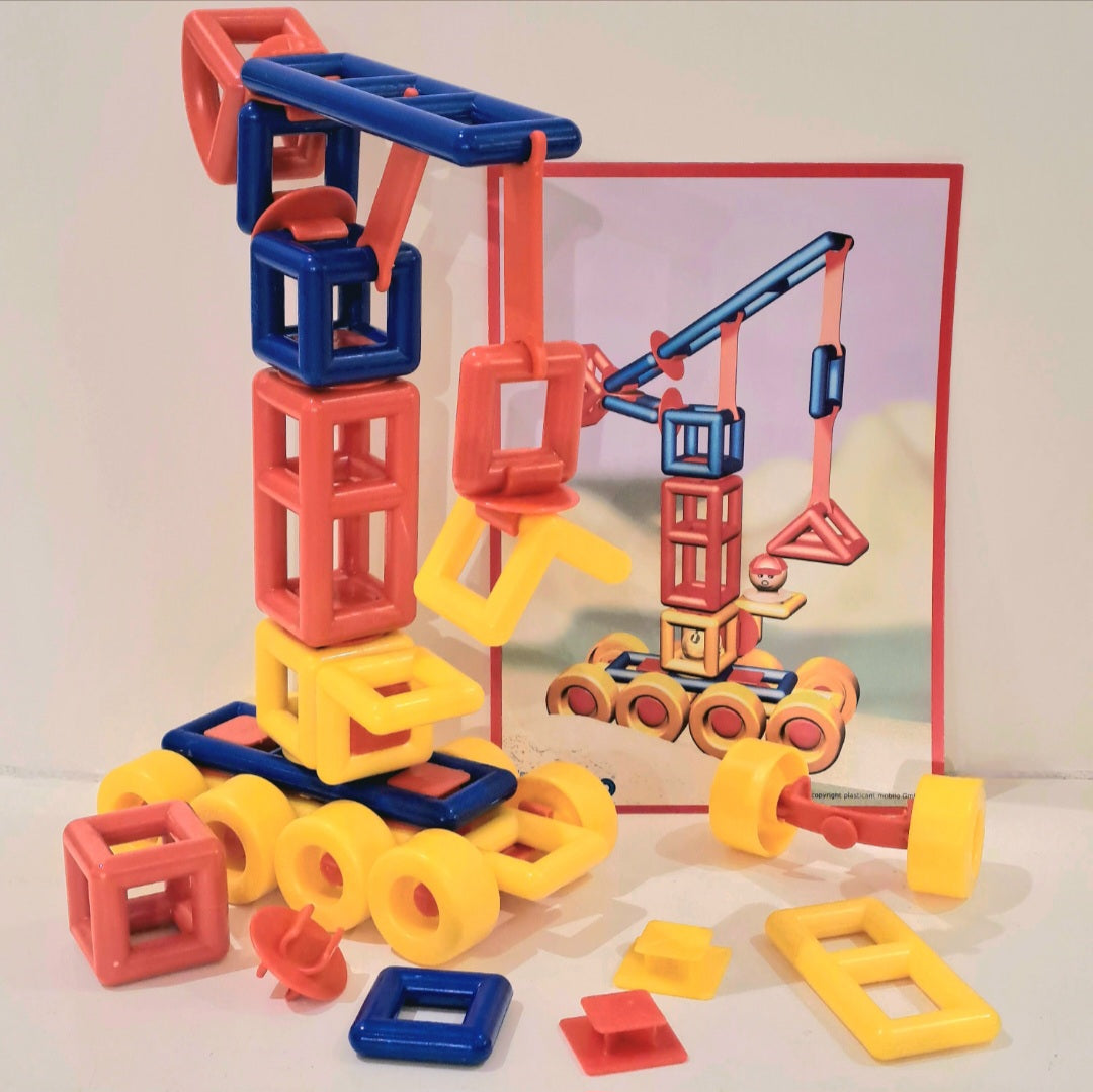 Mobilo Construction 192pcs Creative Build Play Learn STEM Cognitive De ...