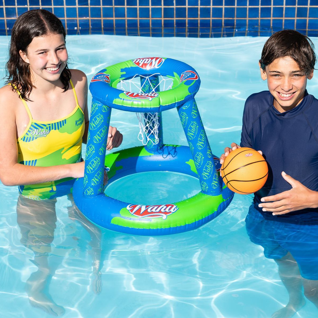 Wahu Pool Inflatable Basketball Hoop 2.0 Outdoor activities for 6yrs ...