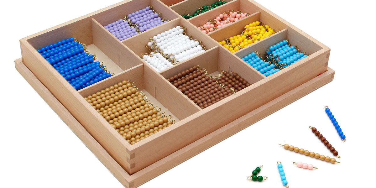 GAM Montessori Multiplication Bead Bar Layout Box Math Games for Kids ...