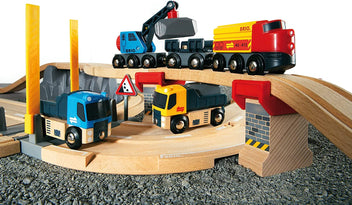 BRIO Rail & Road Loading 32pcs With Sound And Light Large Set Best Sel ...