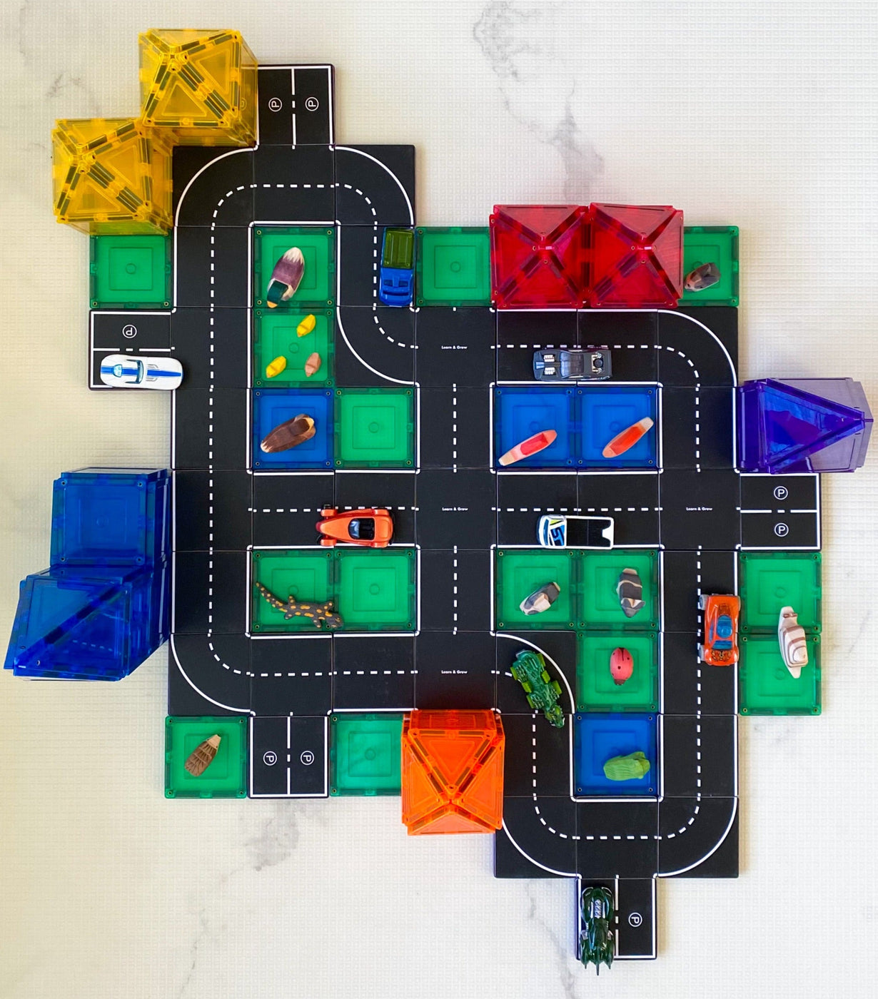 Magnetic Road Tiles | Creative Play and Learning — My Playroom