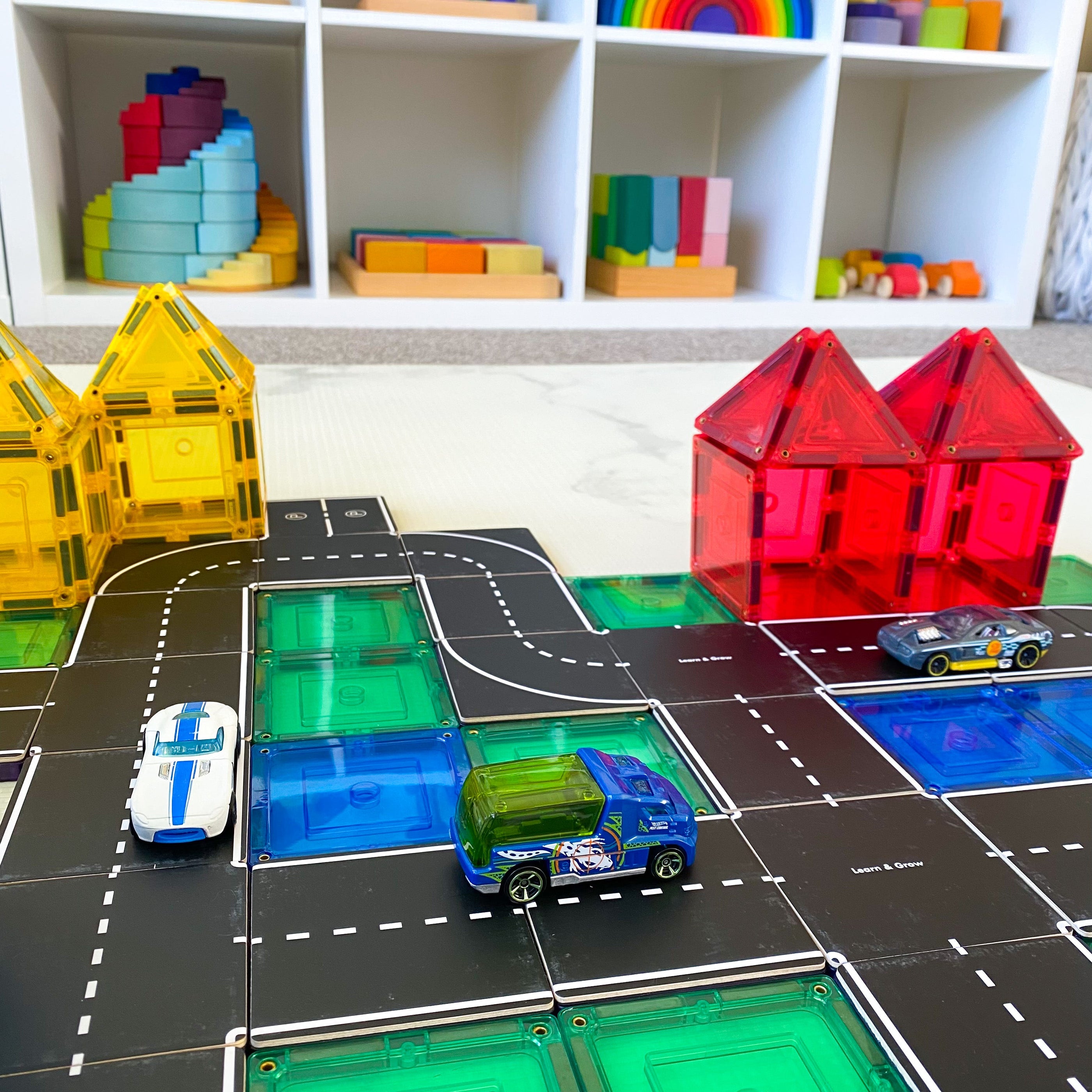 Magnetic Road Tiles | Creative Play and Learning — My Playroom