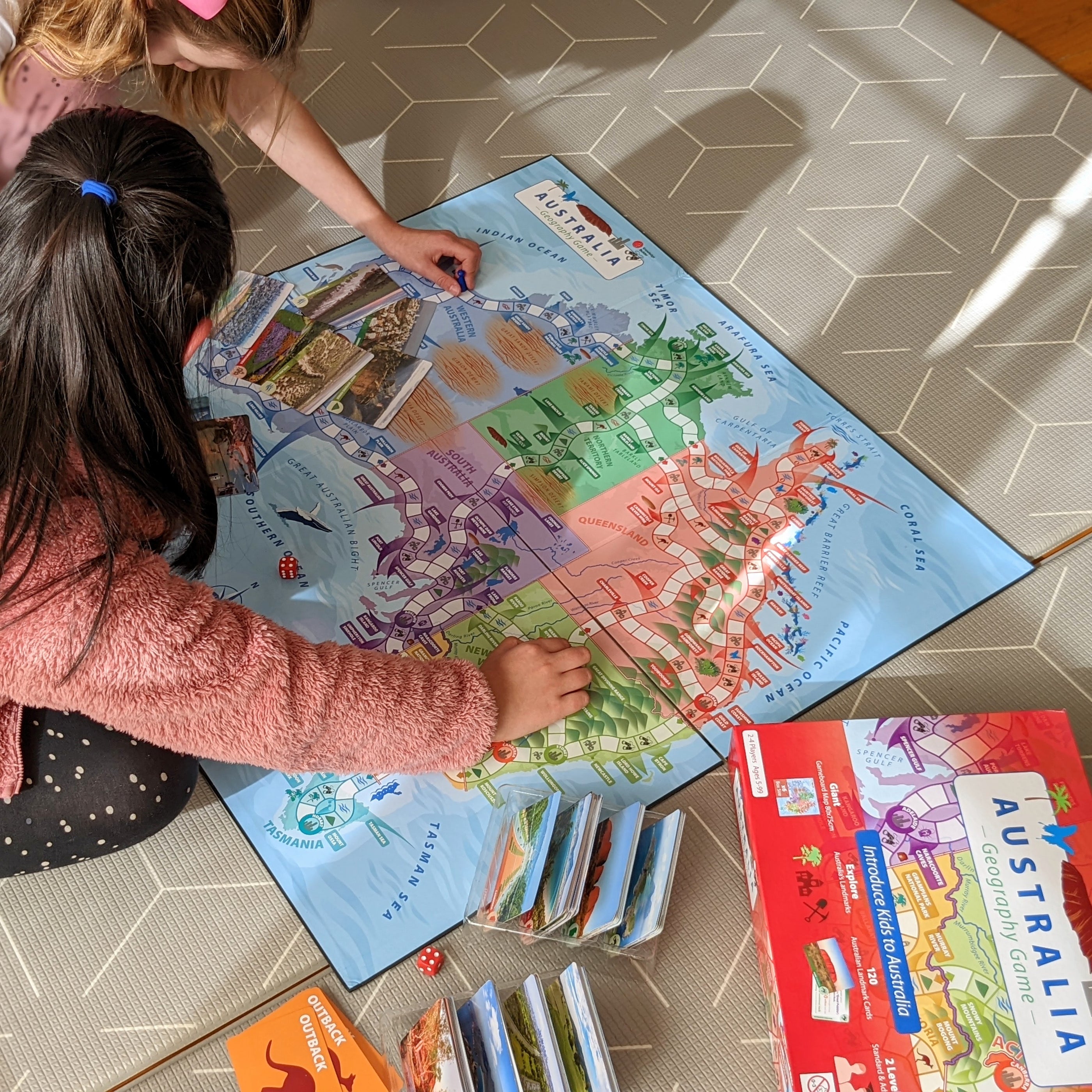 Australia Geography Game 120 Landmark Capital Cities States 5yrs+ — My ...