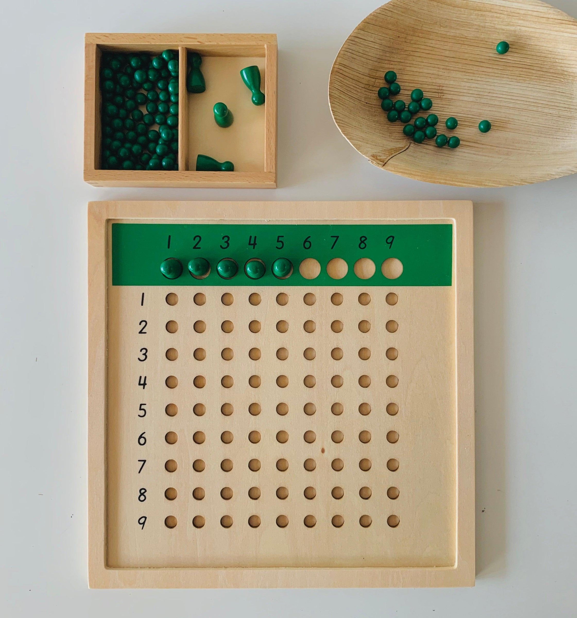 Montessori Unit Division Bead Board Set Early Math Games for Kids STEM ...
