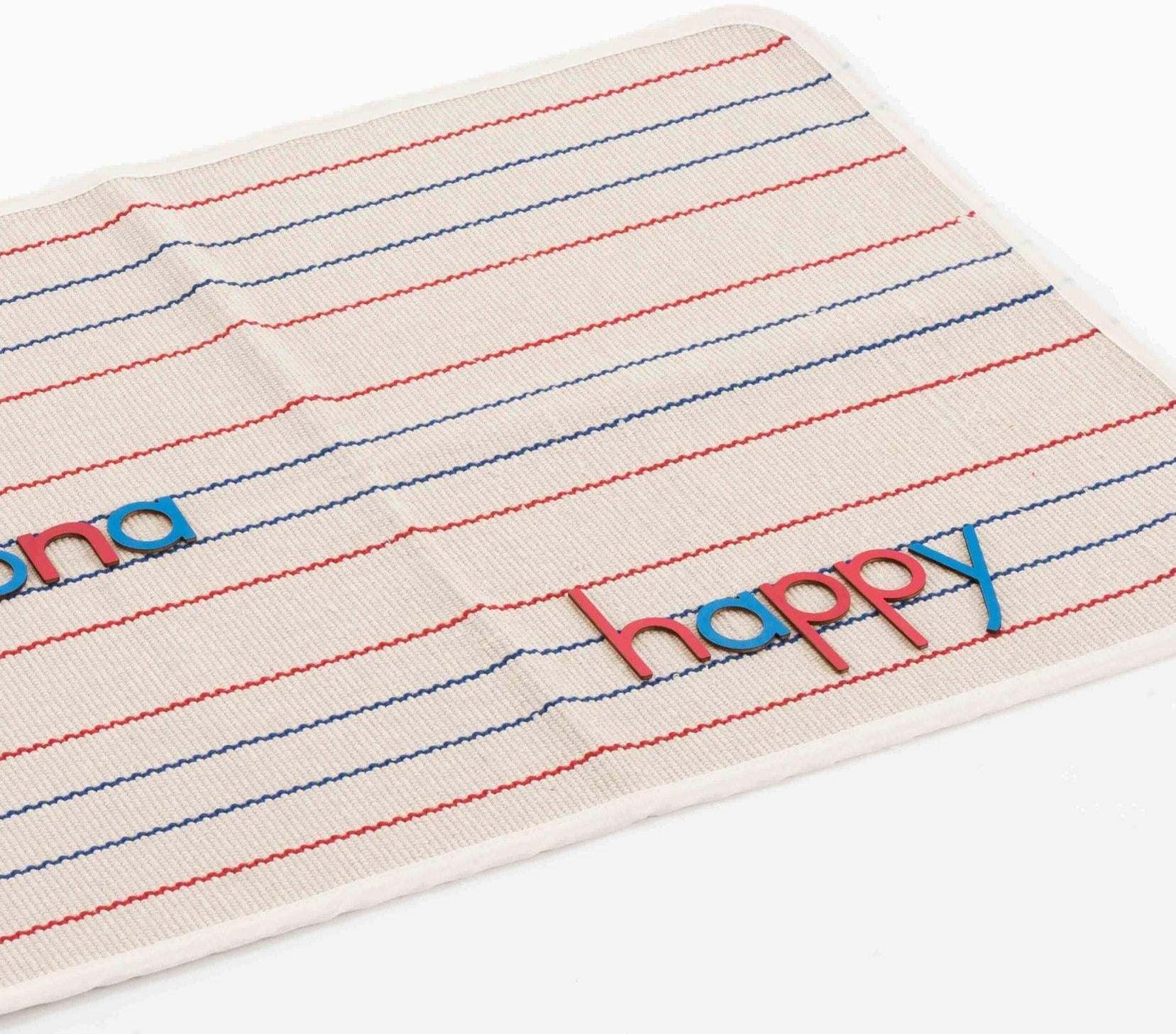 Montessori Moveable Alphabet Spelling Mat Large (60x42cm) — My Playroom