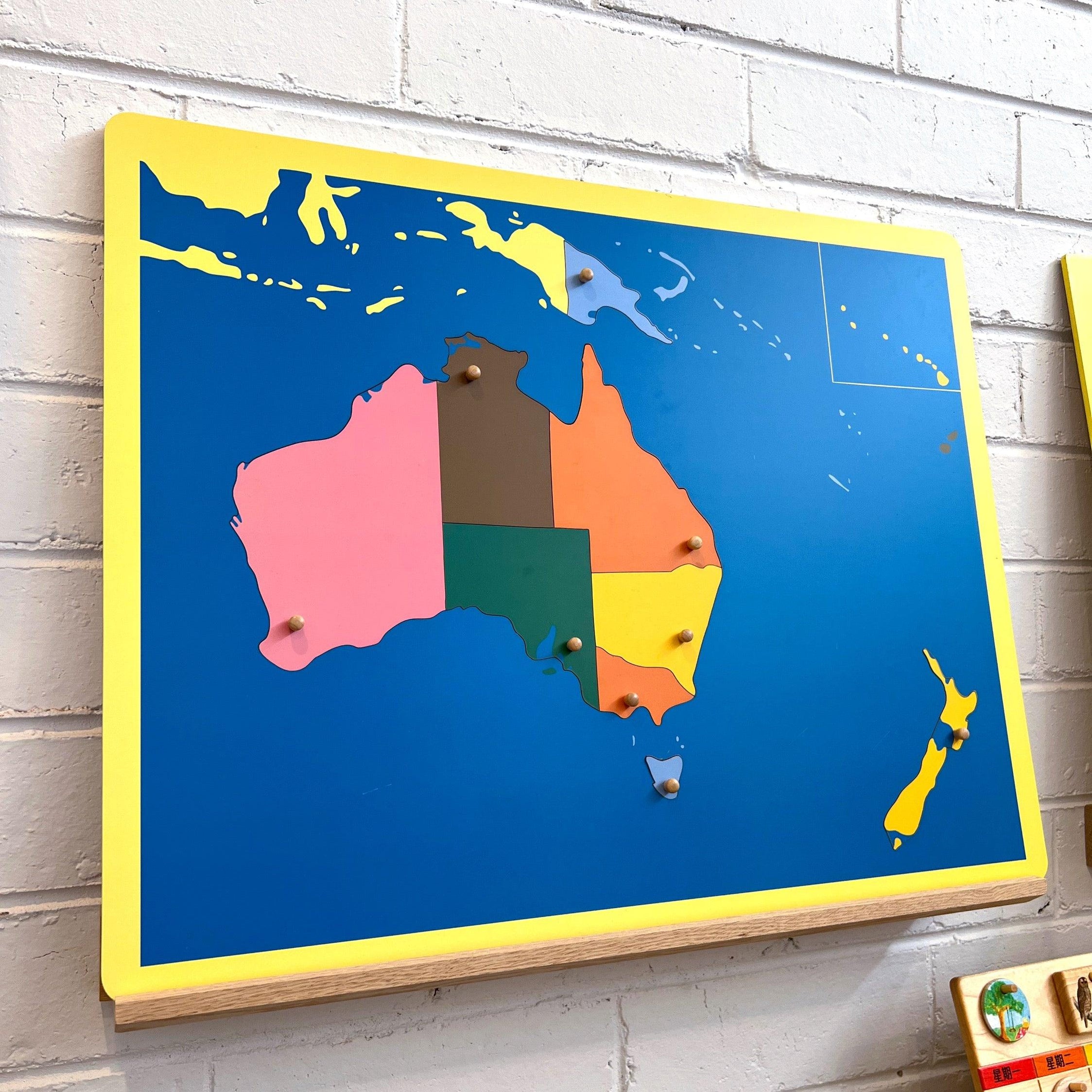 Oceania Map Puzzle Ocean Toys — My Playroom