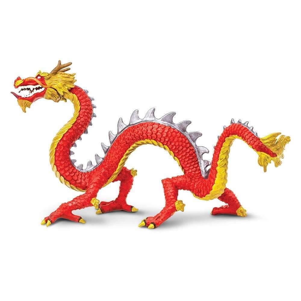 Horned Chinese Dragon Figurine by Safari Ltd Incredible Creature Colle ...