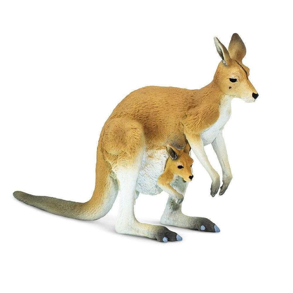 Kangaroo with Joey Figurine by Safari Ltd Australian Collection Animal ...