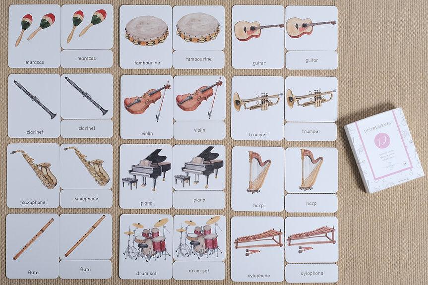 Montessori 3 Part Cards Nomenclature Instruments English 3yrs+ — My ...
