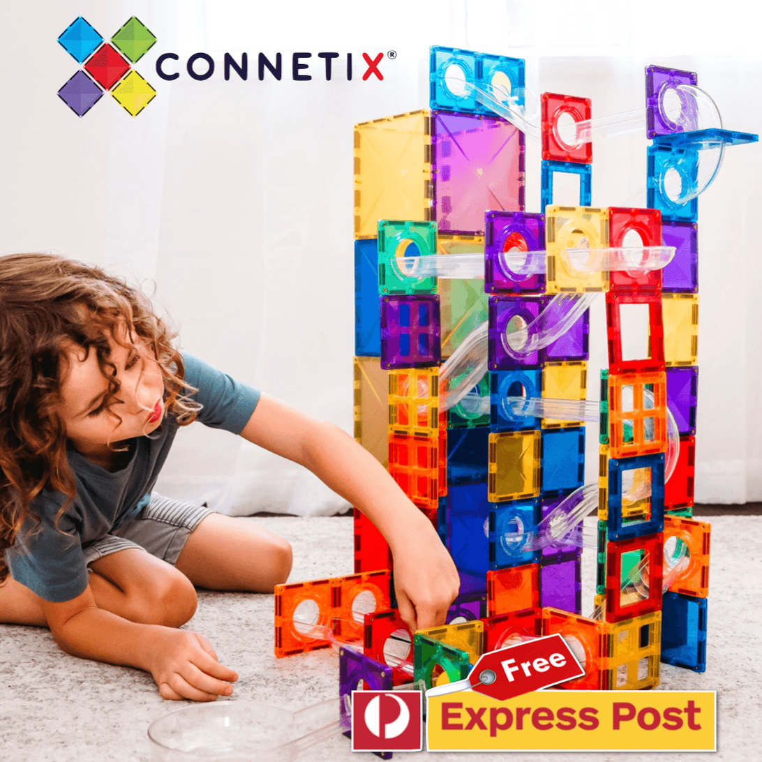 Connetix Rainbow Ball Run 92 Piece | FREE SHIPPING — My Playroom