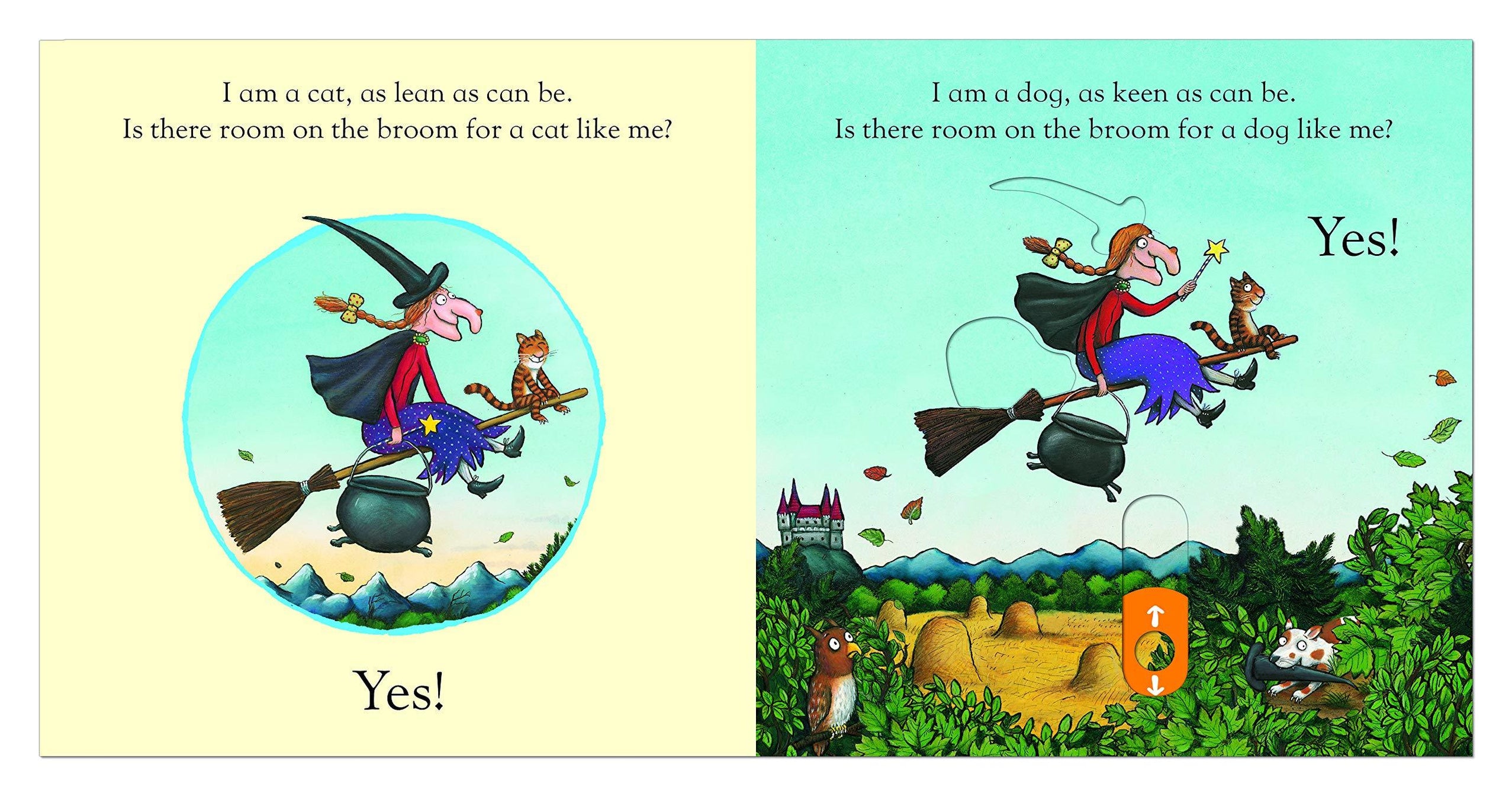 Room on the Broom Push Pull Slide (Board Book) by Julia Donaldson, Axe ...