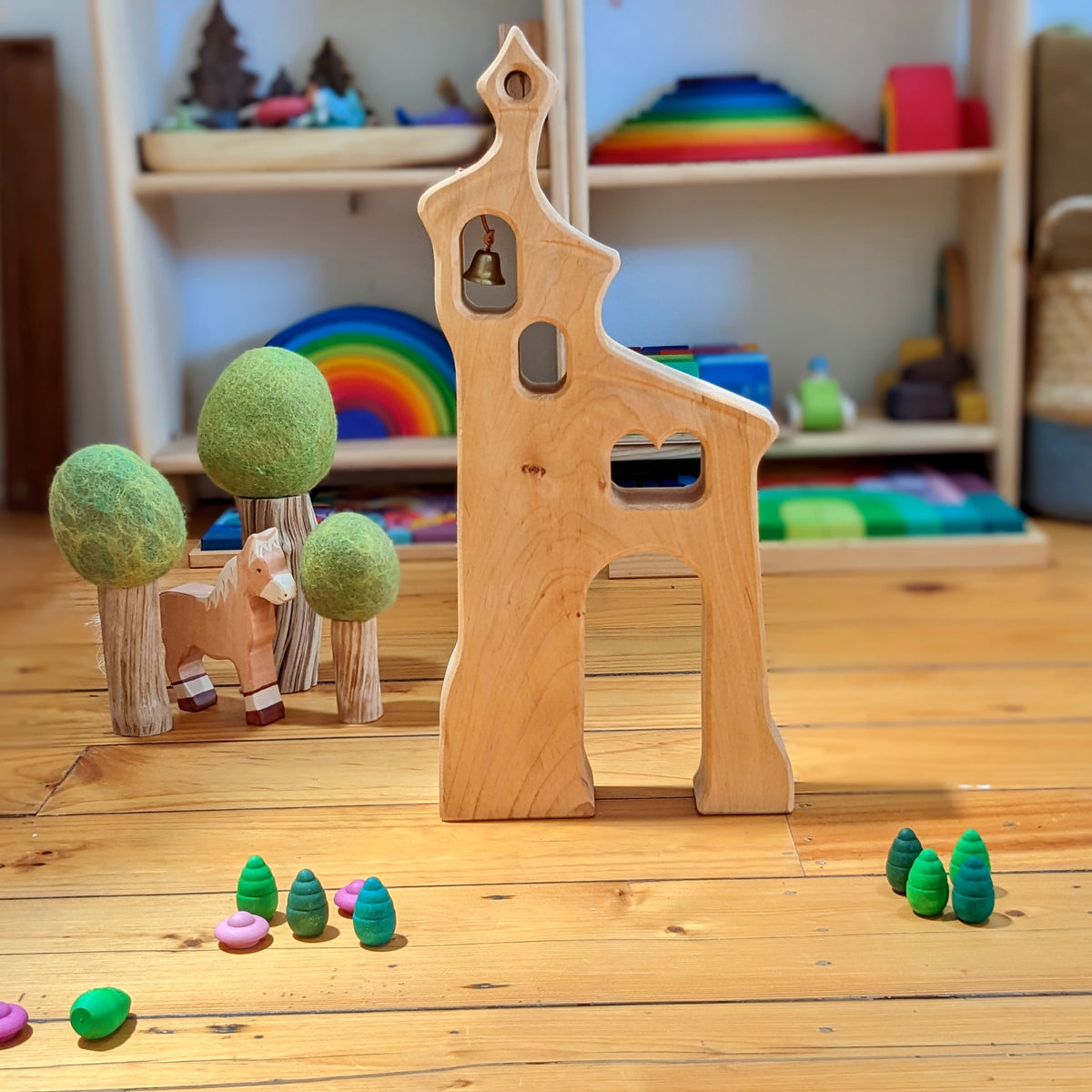 Kinderkram Wooden Bell Tower Pretend & Imaginative Play Best Seller Fa ...